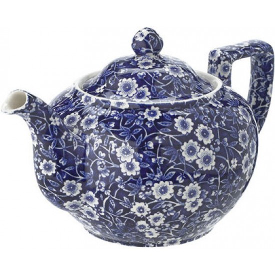 Burleigh Calico Blue Teapot Large (7 cup)