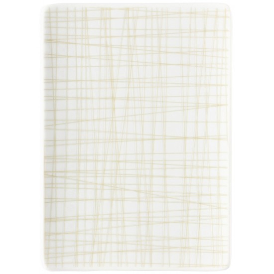 Rosenthal Mesh Line Cream Flat Rectangular Platter 18x13cm (12382)